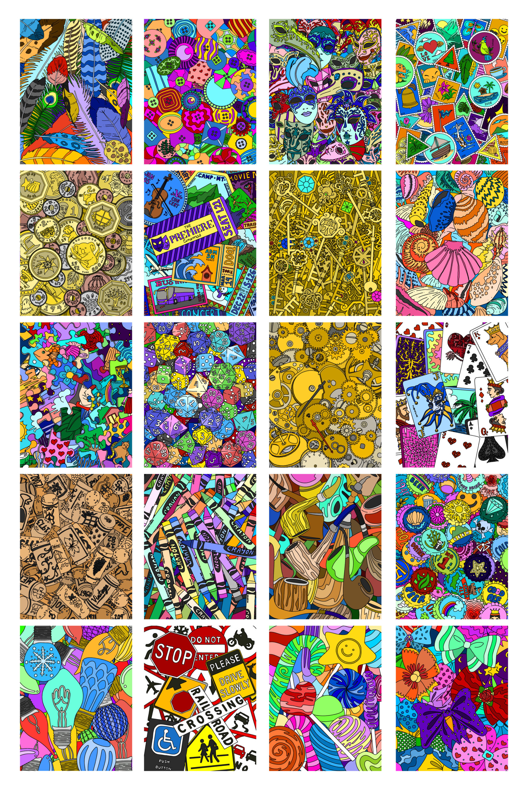 COLLECTIONS COLORING PACK PLR OTO1 – V2 | Coloring Galaxy